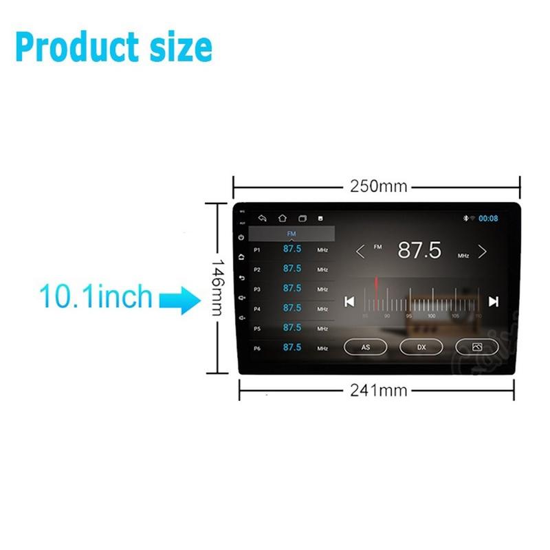 10-Inch Bluetooth Car Stereo Display with GPS Navigation & Android 13 ...