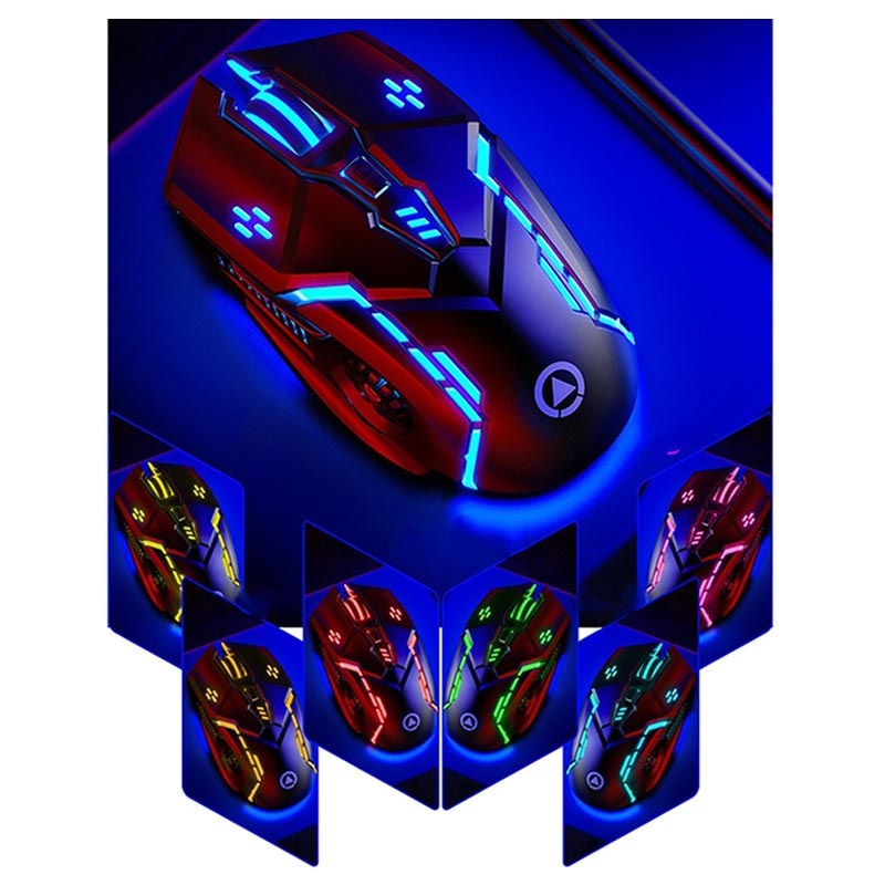 6D 4-Speed DPI RGB Gaming Mouse G5 - Black