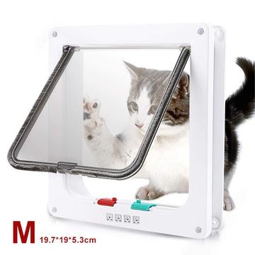 Auto-Lock Pet Screen Door with 4-Way Locking System for Cats and Small ...