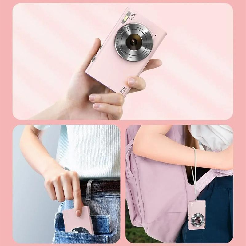 DC402-AF 4K Kids 48MP Digital Camera Auto Focus 16X Digital Zoom ...