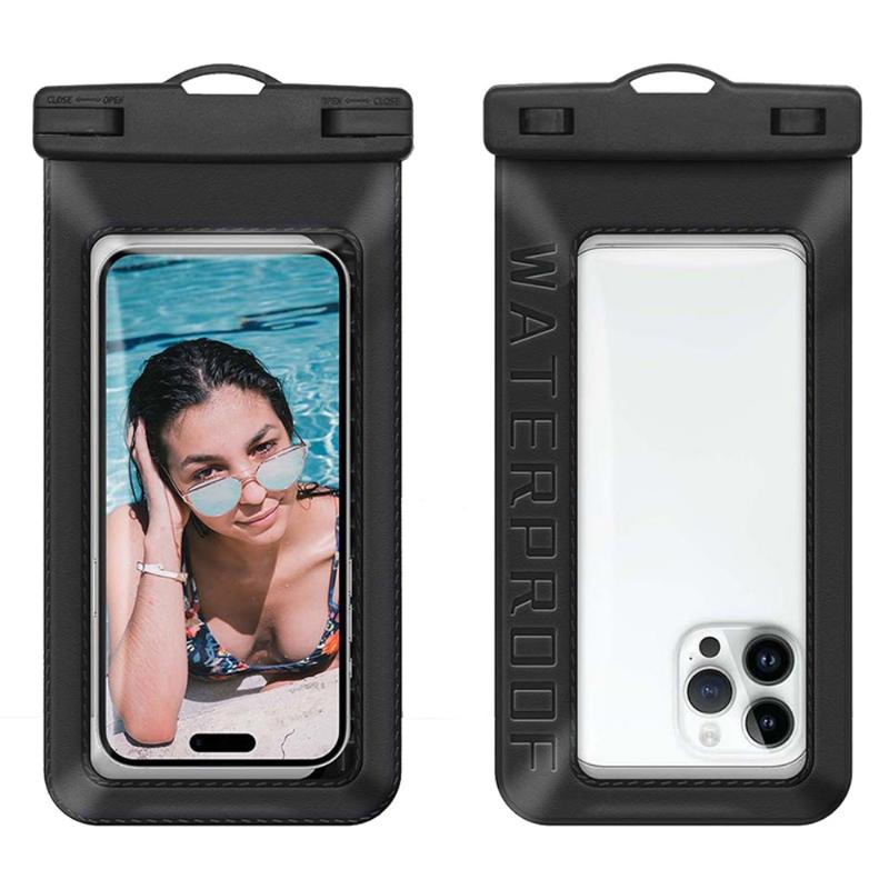 Floating Universal IPX8 Waterproof Case - 7.5 - Black