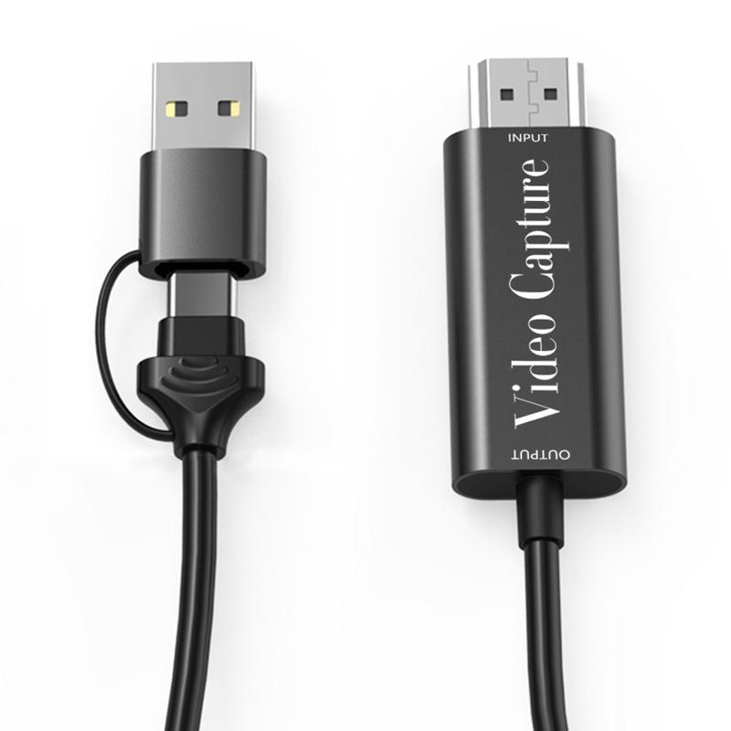 HDMI / USB & Type-C Full HD Video Capture Card HU-12 - 2m