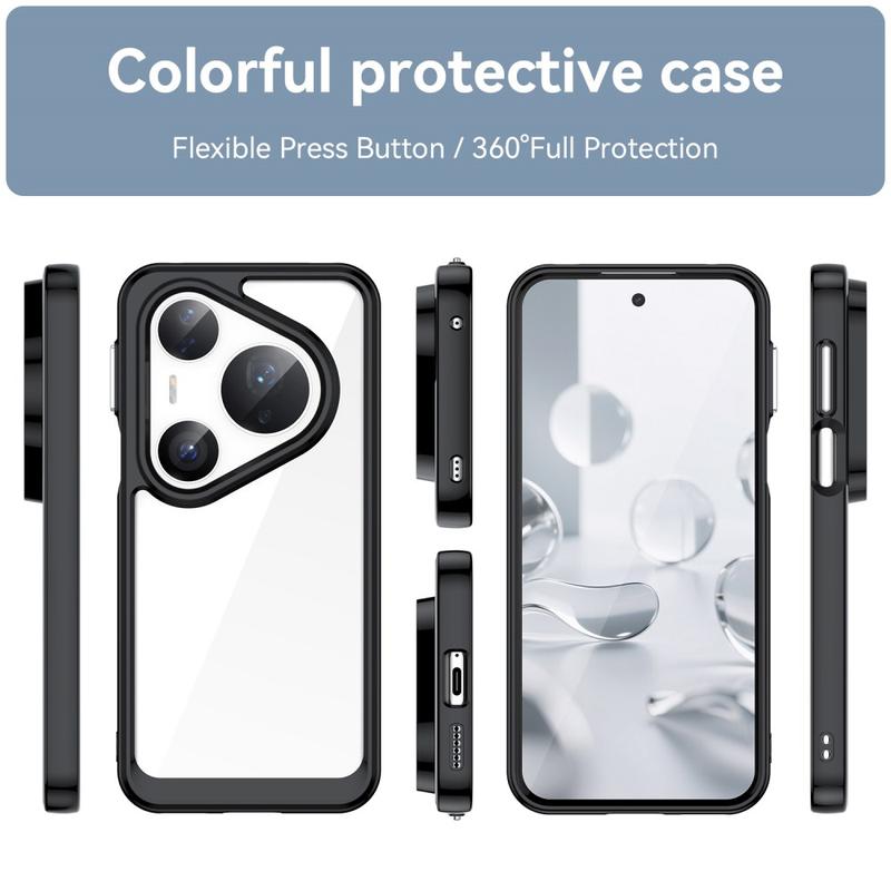 Huawei Pura 80 Pro/80 Pro+/80 Ultra Anti-Shock Hybrid Case - Black