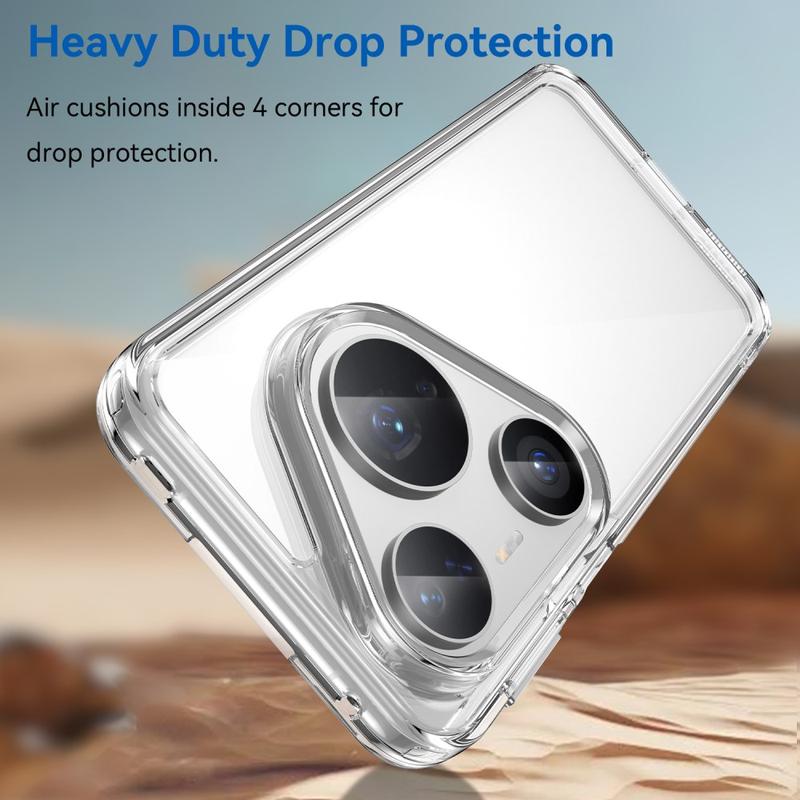 Huawei Pura 80 Pro/80 Pro+/80 Ultra Anti-Shock Hybrid Case - Transparent