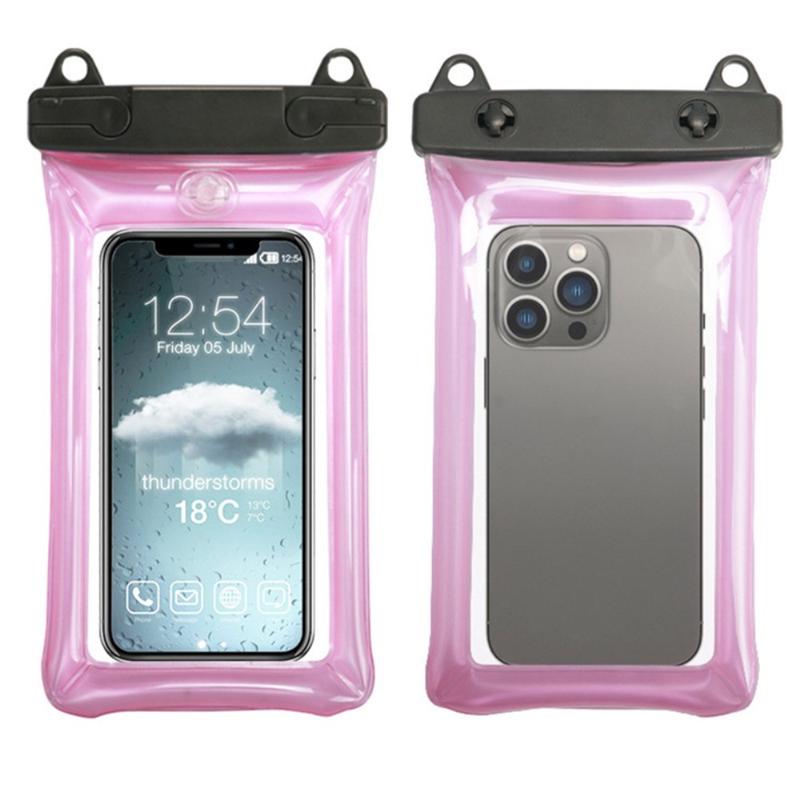 Inflatable Floating Universal Waterproof Case IPX8 - 7.5 - Pink