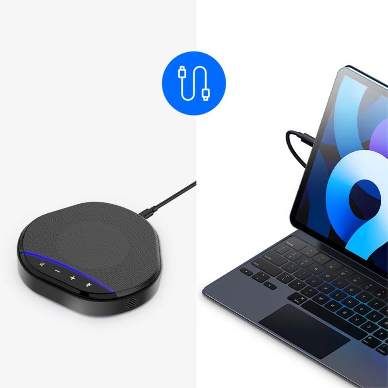 M6 USB Microphone Desktop Mic with Indicator Omnidirectional Condenser ...