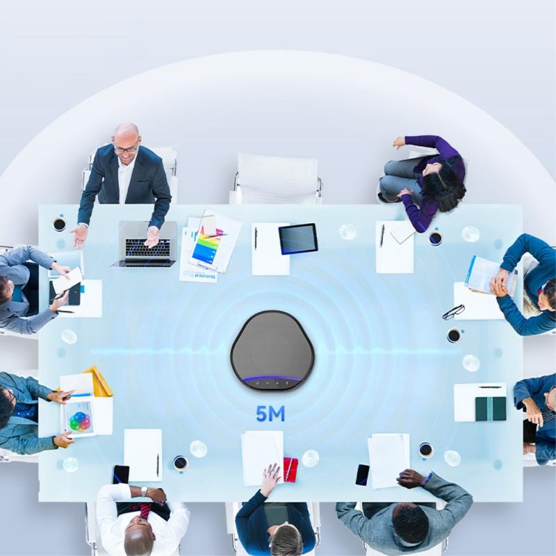 M6 USB Microphone Desktop Mic with Indicator Omnidirectional Condenser ...