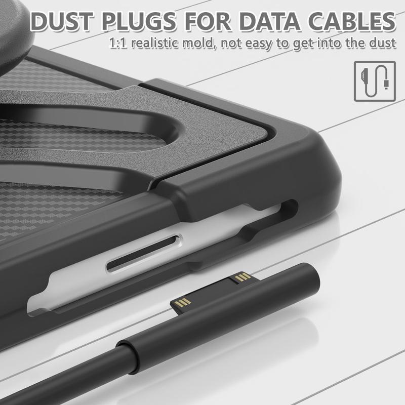 Microsoft Surface Go/Go 2/Go 3 Heavy Duty 360 Case - Black