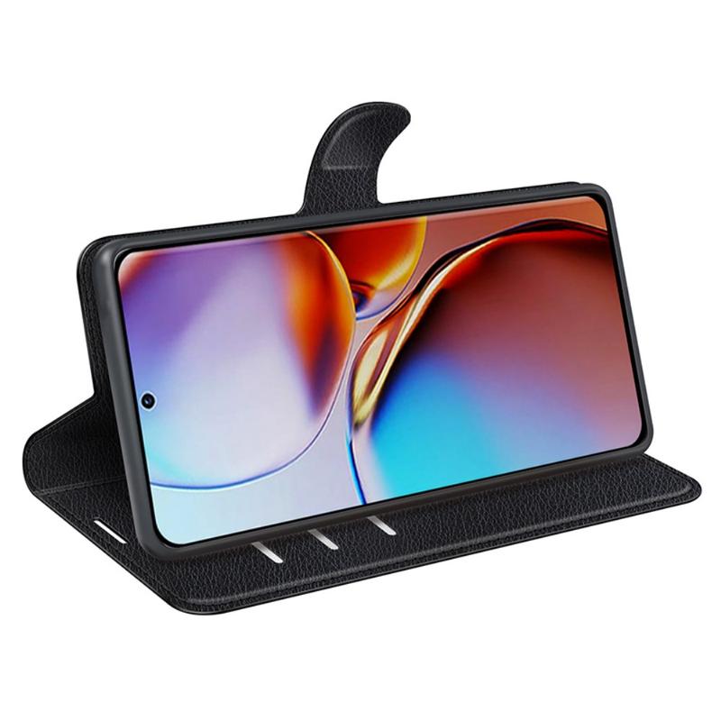 Motorola Edge 40 Pro/Edge+ (2023) Wallet Case with Magnetic Closure - Black