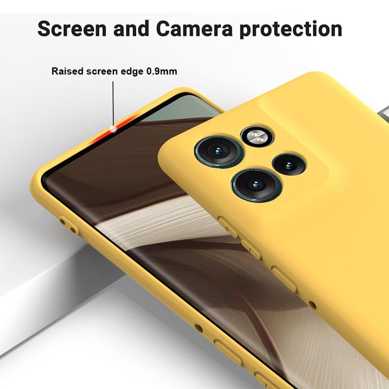 Motorola Edge 50 Neo Liquid Silicone Case - Yellow