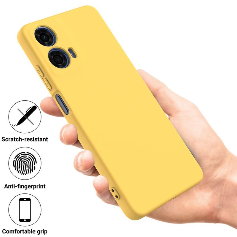 Motorola Moto G04/G24 Liquid Silicone Case - Yellow