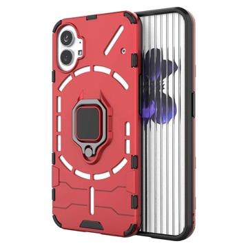Nothing Phone (1) Hybrid Case with Ring Holder - Red