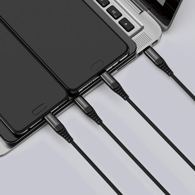 Riversong Infinity Nylon Braided 3-in-1 Cable - USB-C to USB-C ...