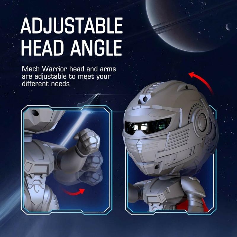 Robot Bluetooth Speaker with Nebula Projection and Night Light Atmosphere