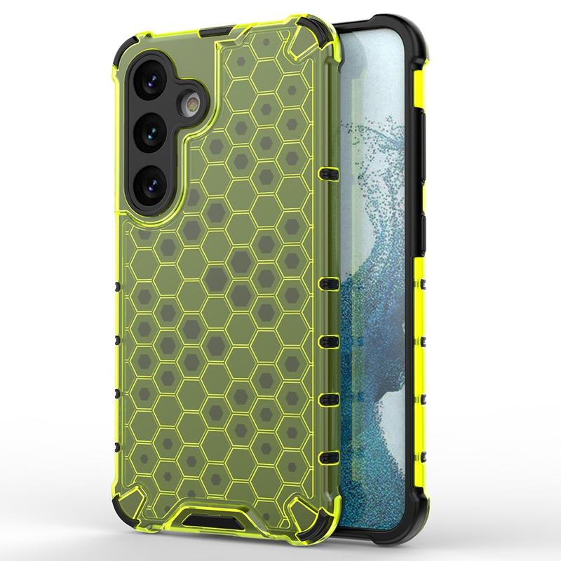Samsung Galaxy A26 Honeycomb Armored Hybrid Case - Green
