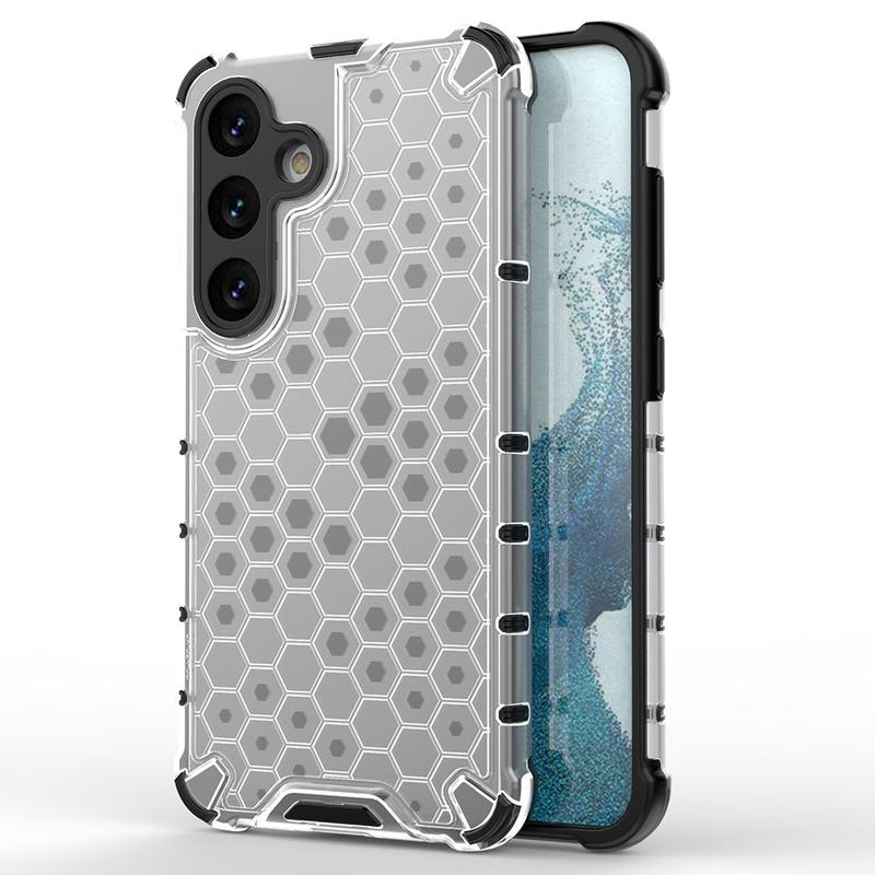 Samsung Galaxy A26 Honeycomb Armored Hybrid Case - Grey
