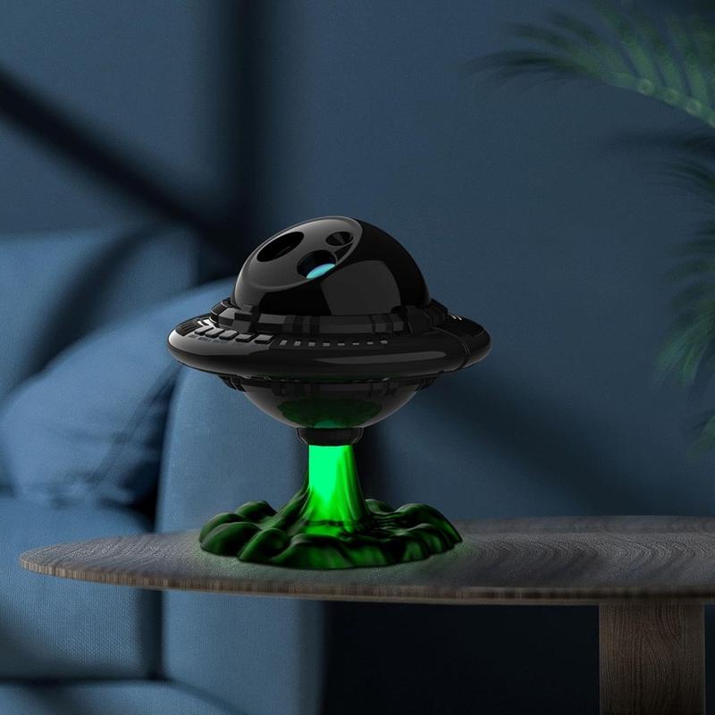 Space UFO Starry Sky Nebula Projection Lamp - Bedroom Night Light ...