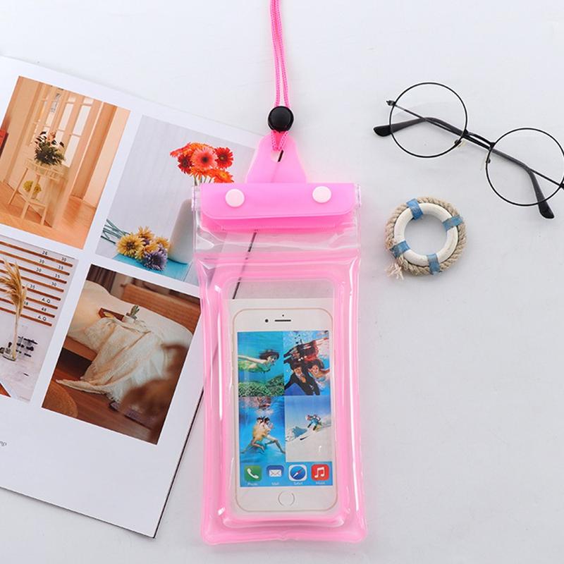 Triple Seal Universal Smartphone Waterproof Case - 7.2 - Pink