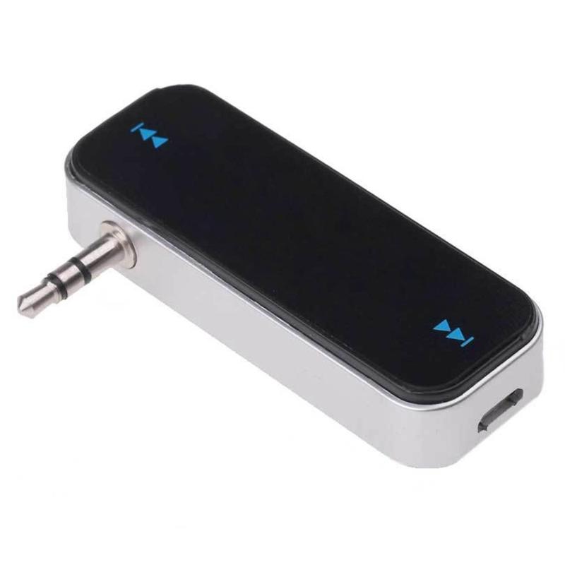 Universal Wireless FM Transmitter w. 3.5mm AUX, LCD Display