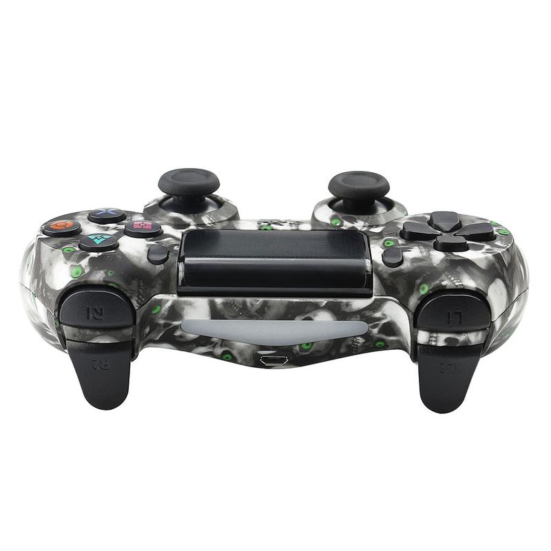 Wireless Game Controller with Vibration Function for PS4 - Skulls