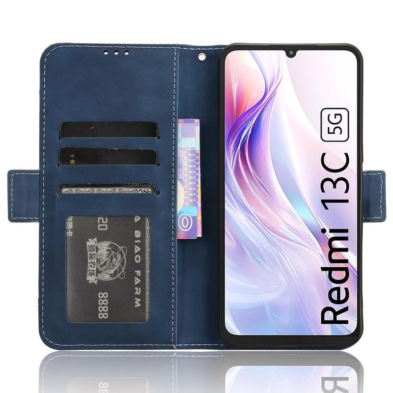 Xiaomi Poco M6/Redmi 13R Cardholder Series Wallet Case - Blue