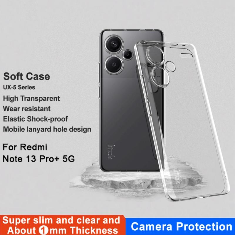 Xiaomi Redmi Note 13 Pro+ Imak UX-5 TPU Case - Transparent