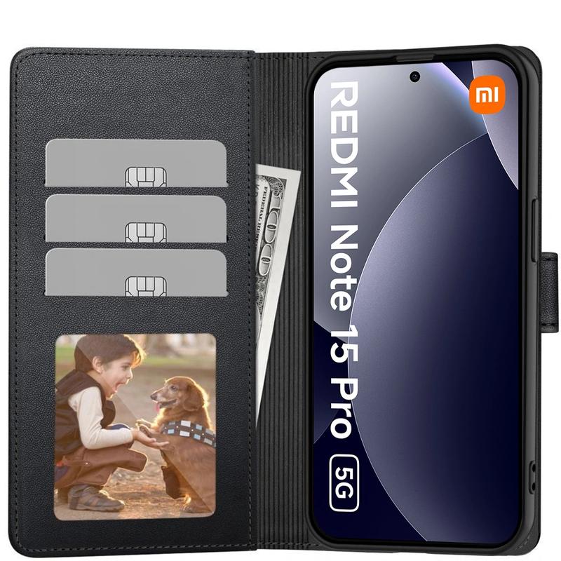 Xiaomi Redmi Note 15 Pro 5G Tech-Protect Wallet Case W. Magnet & Stand ...