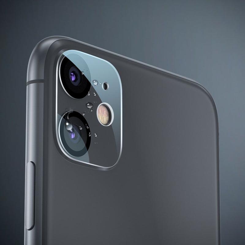 iPhone 12 Lippa Camera Lens Protector - 9H - Clear / Black