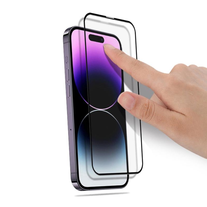 iPhone 15 Pro Max Mocolo Full Size Screen Protector - 9H - Black Edge
