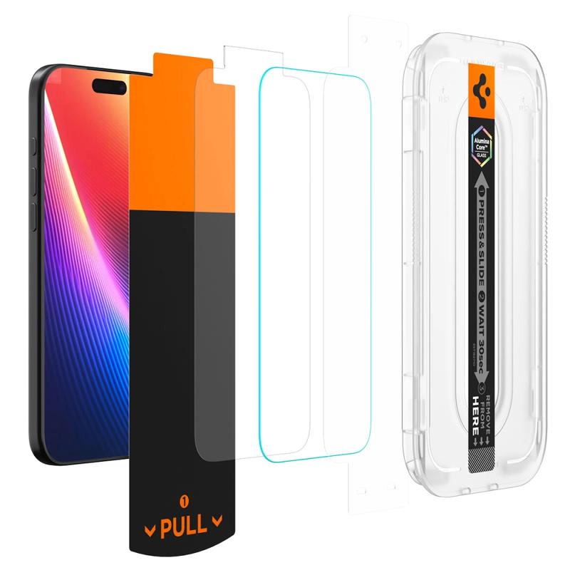 iPhone 16 Pro Max/17 Pro Max Spigen Glas.tR EZ Fit Pro Tempered Glass ...