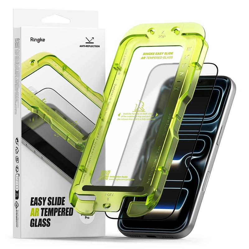 iPhone 17 Pro Ringke Easy Slide AR Tempered Glass Screen Protector - 9H ...