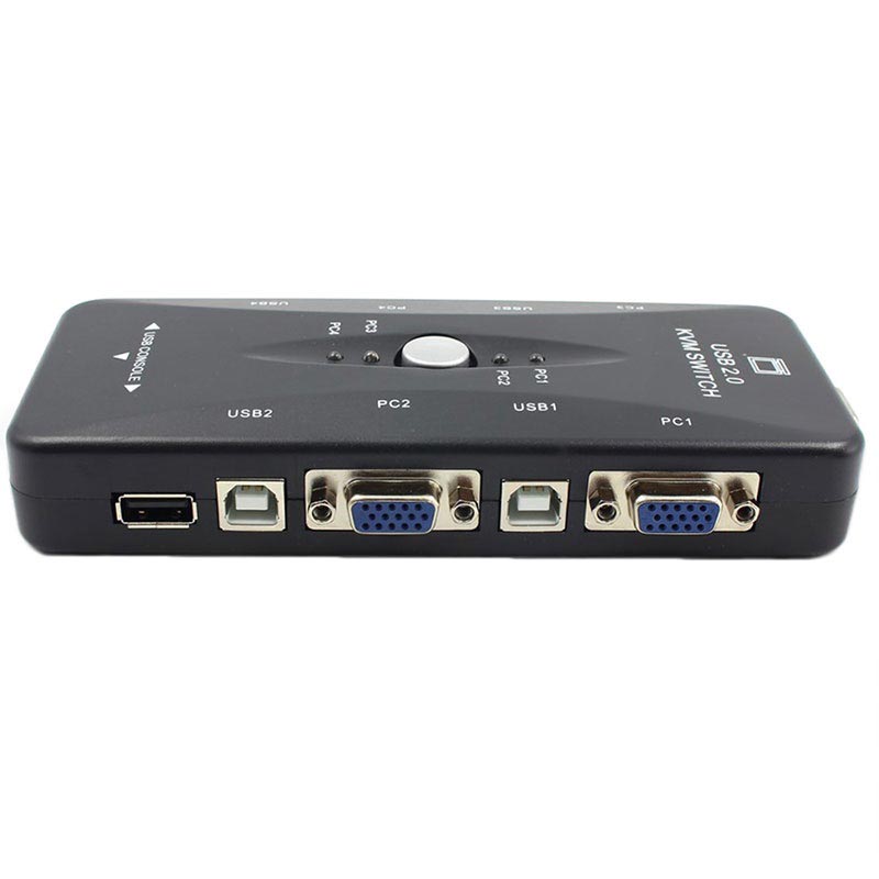 4-Port VGA/USB 2.0 KVM Switch - FullHD